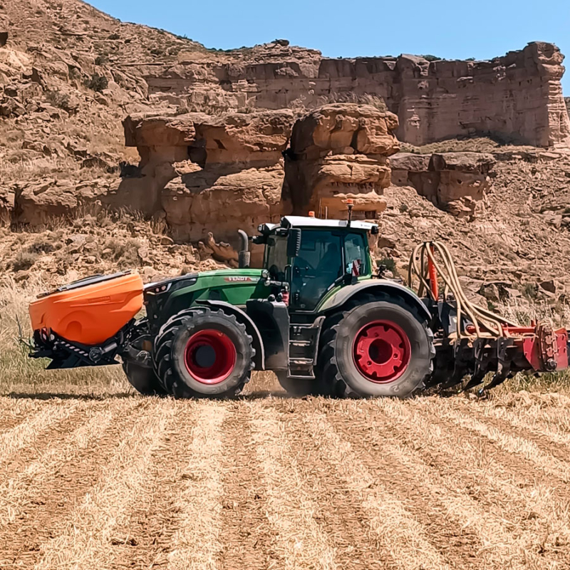 Typhoon 2300 Front Fertilizer Hopper. Tecnospra Europa.
